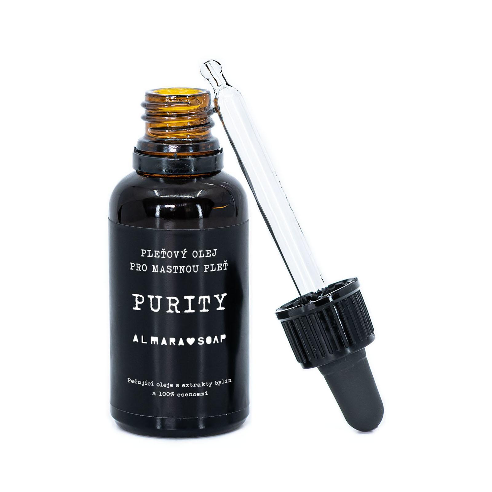 BiOOO.cz - Almara Soap Pleťový olej Purity, Exspirace 07.05.2022 30 ml